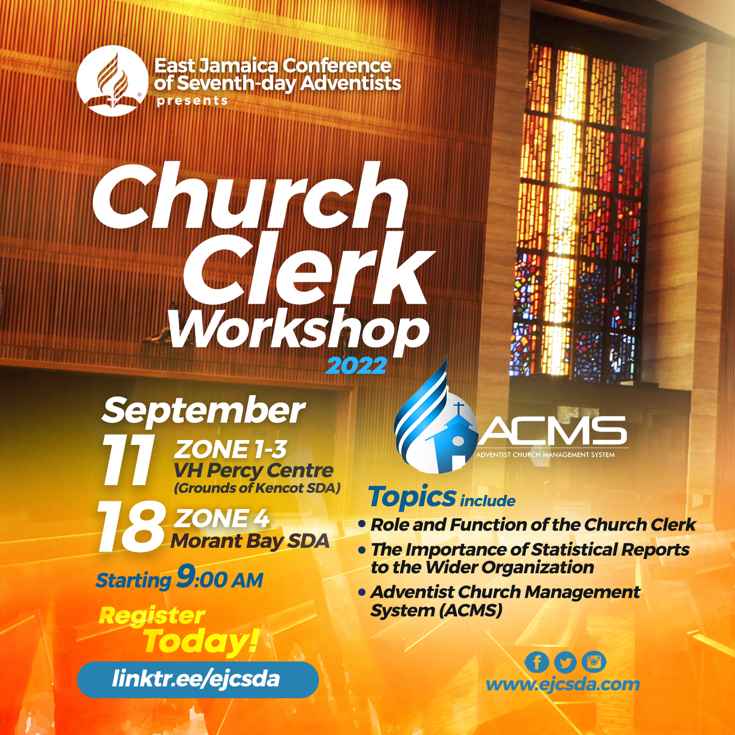 East Jamaica Conference of Seventh-day Adventists :: Church Clerk Workshop