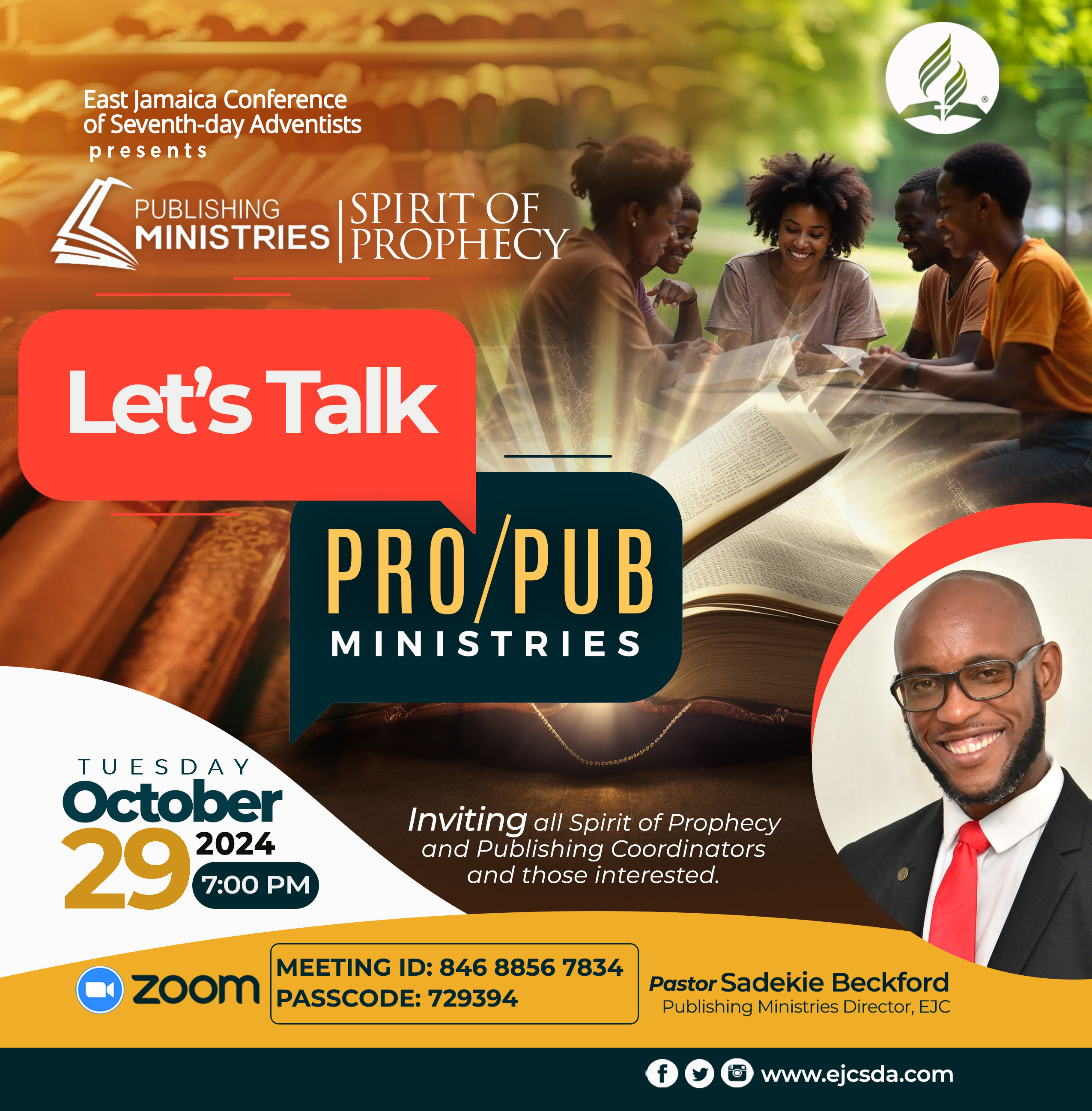 East Jamaica Conference of Seventh-day Adventists :: Let's Talk Pro/Pub ...