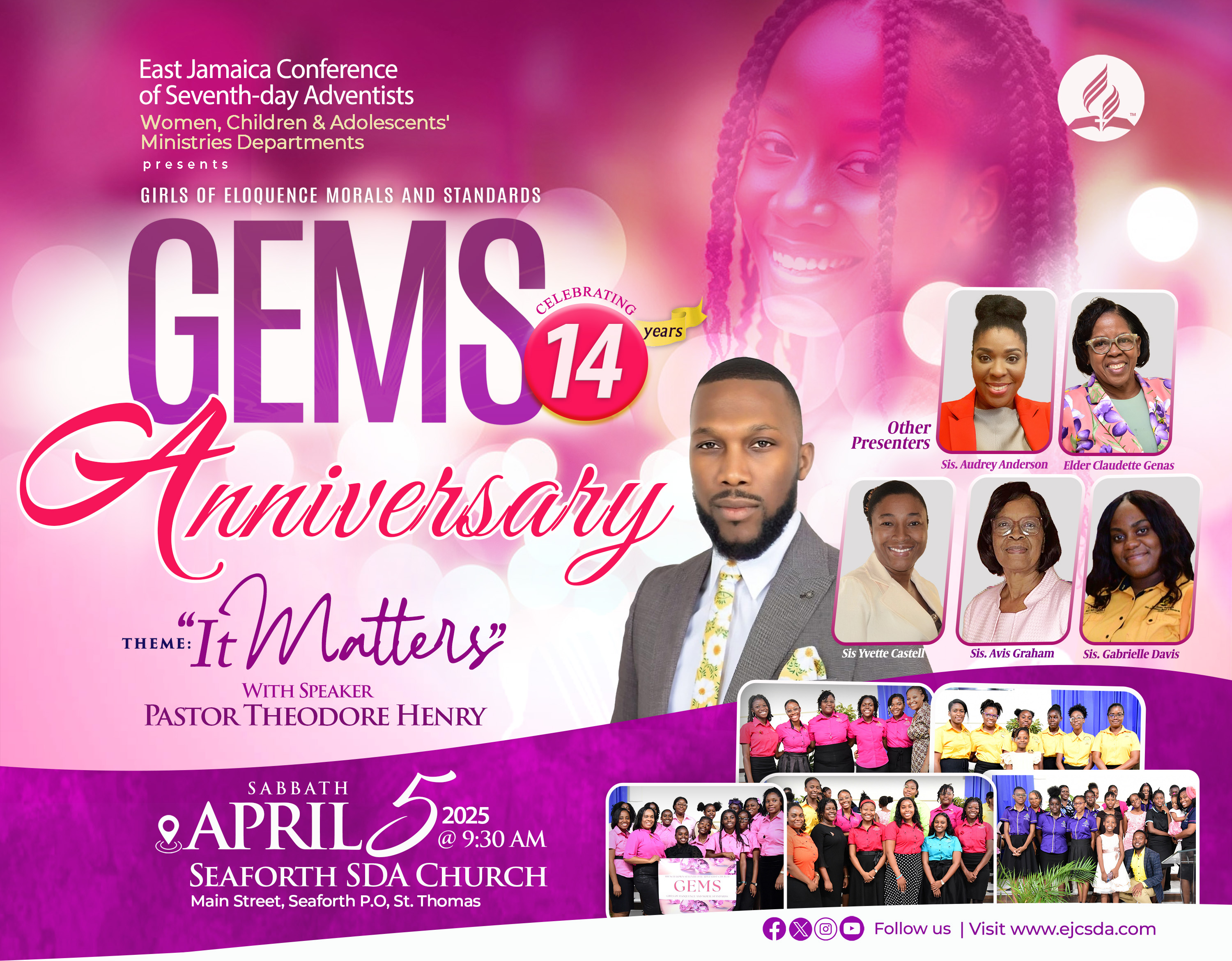 East Jamaica Conference of Seventh-day Adventists :: GEMS Anniversary 2025
