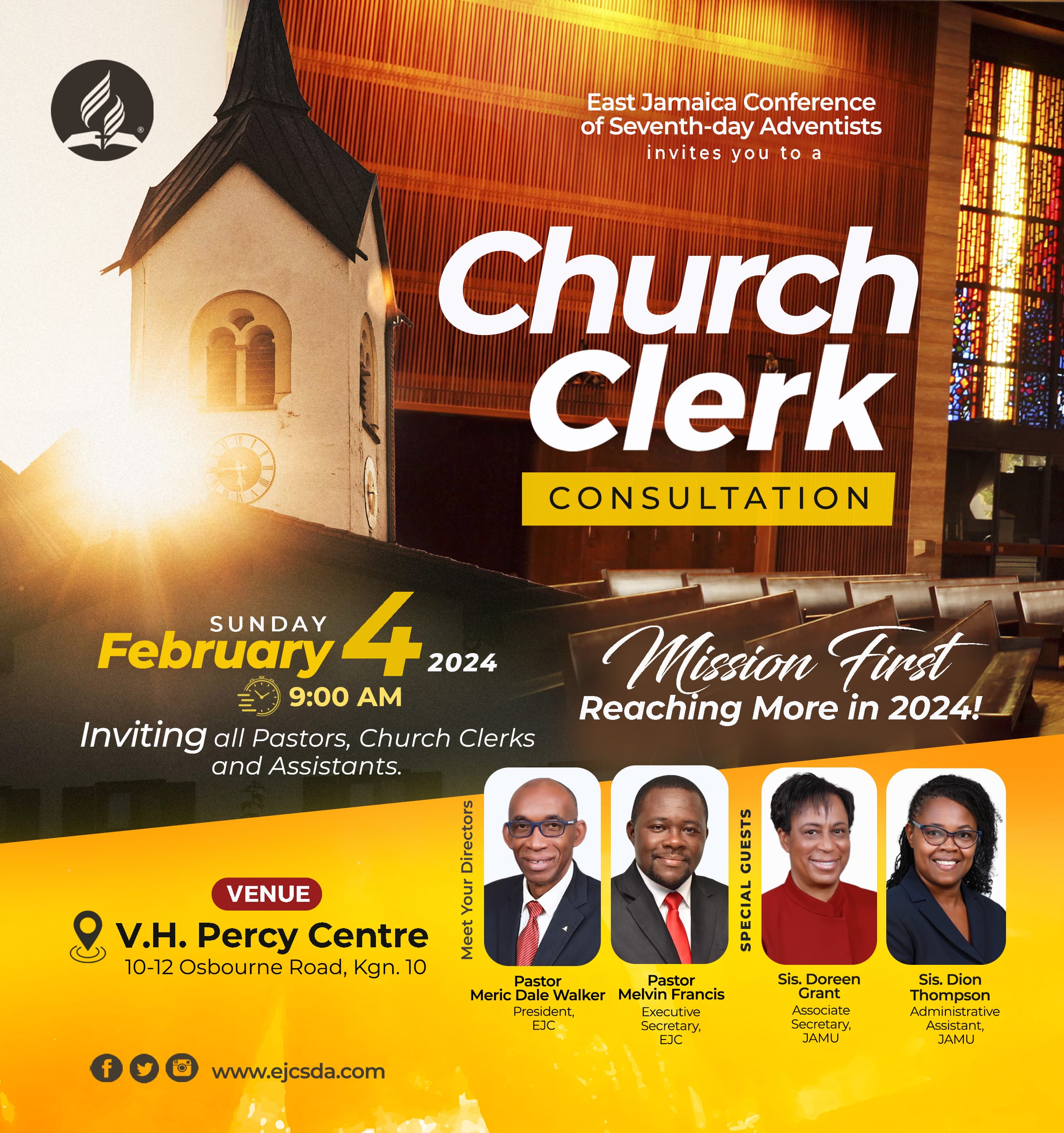 East Jamaica Conference of Seventh-day Adventists :: Church Clerk ...